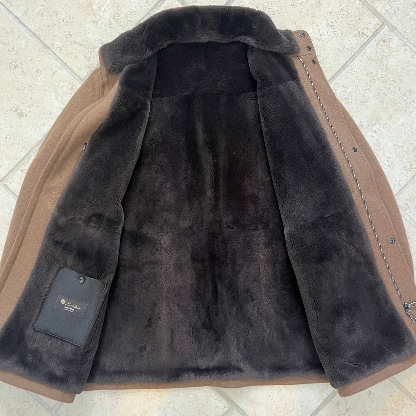 Loro Piana Castorino Fur Winter Voyager Coat – The Cashmere Collection