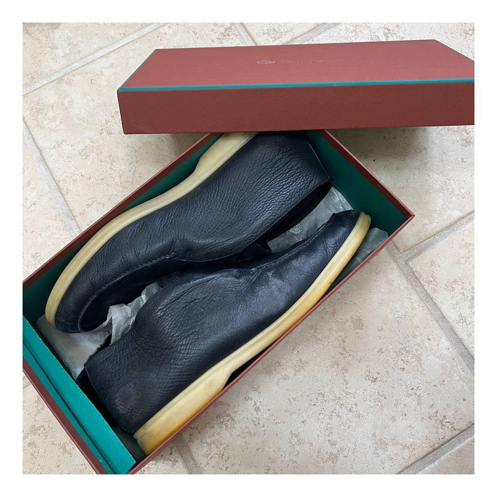 Loro Piana Castorino Fur Lined Open Walk Boots – The Cashmere Collection